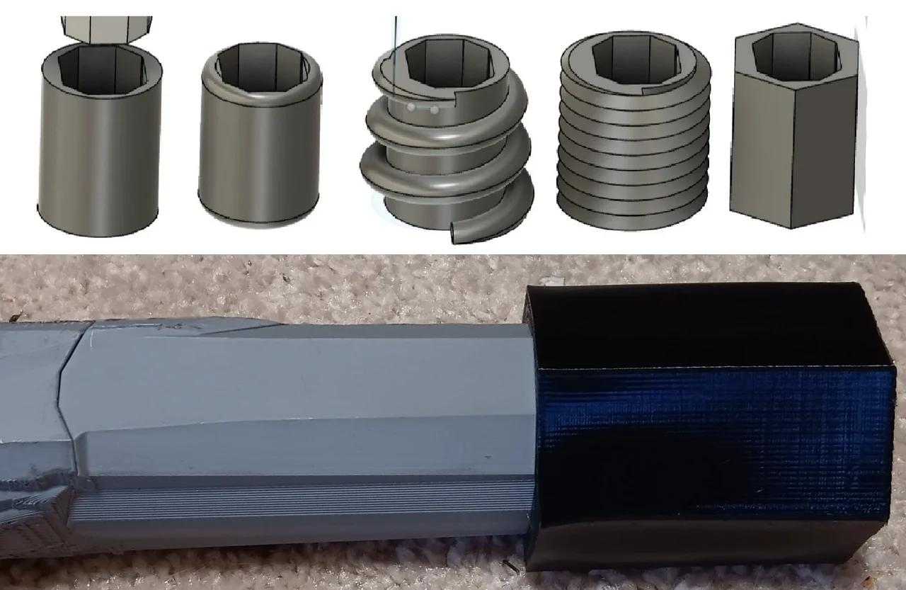 DS9 TPU slip on buffer tube cover