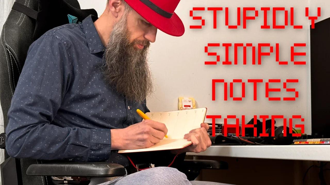 Stupidly Simple Notes Taking With Emacs