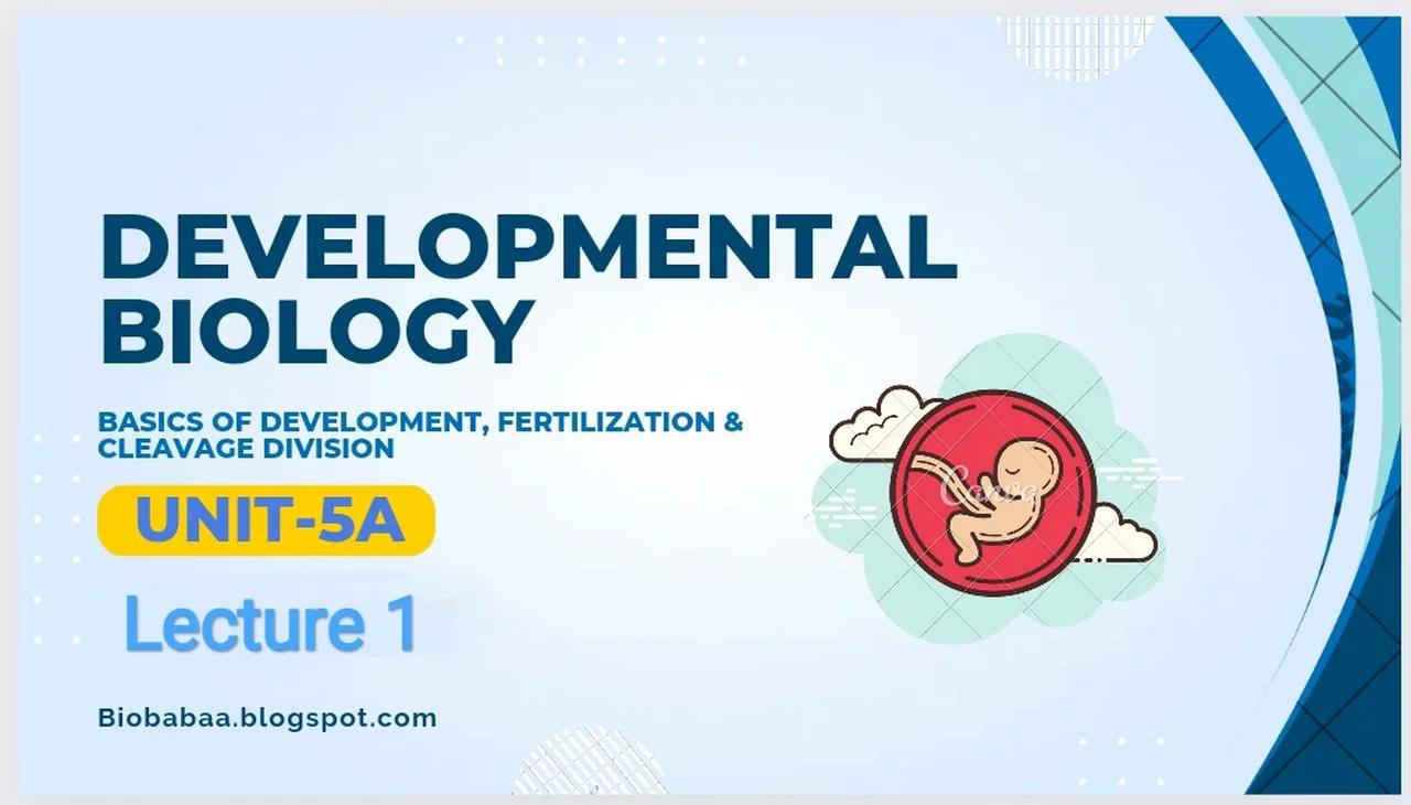 Basics of Development Lecture 1 (UNIT-5A)
