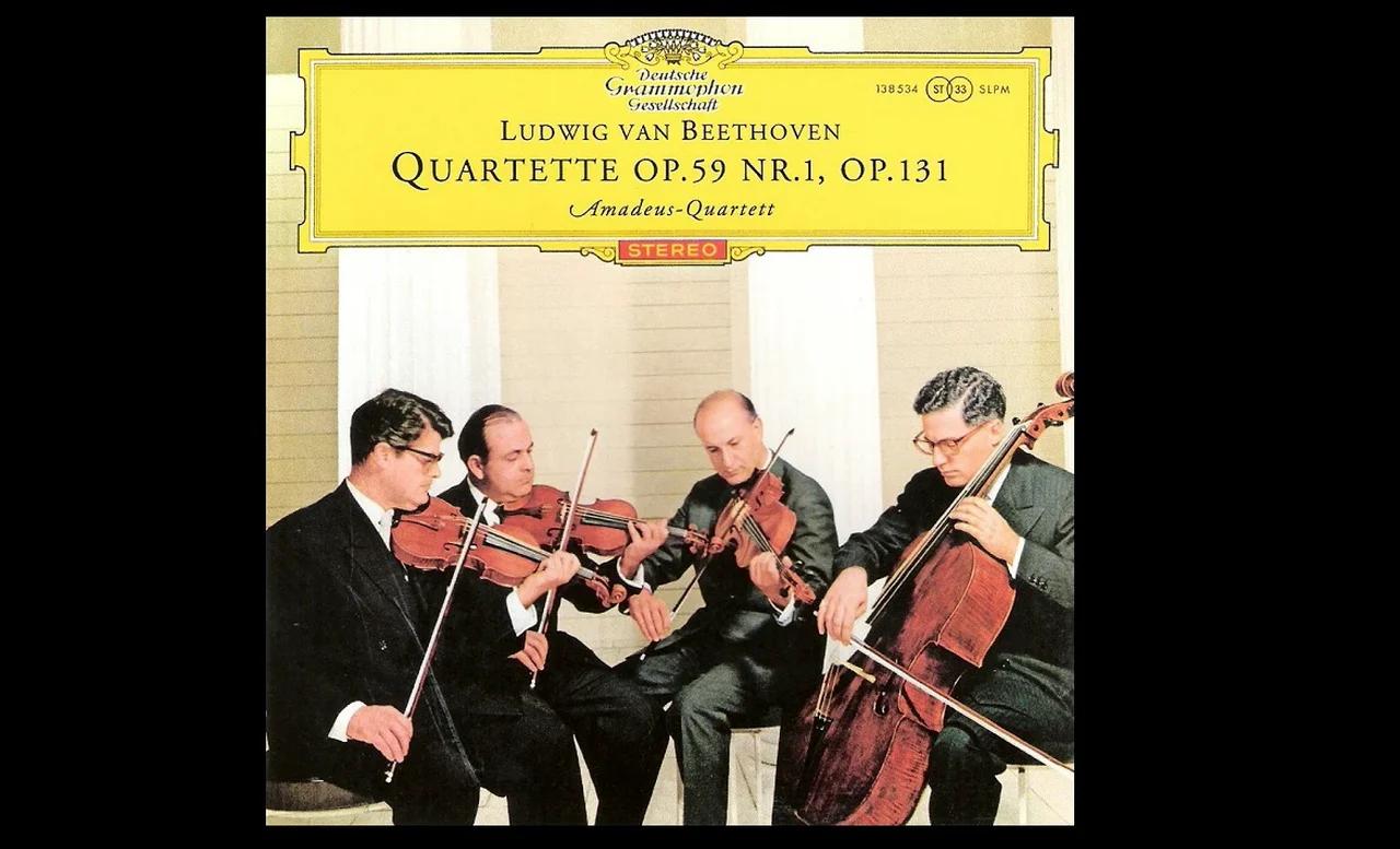 Beethoven - String Quartet in C sharp minor, Op. 131 - Amadeus Quartet (1960)