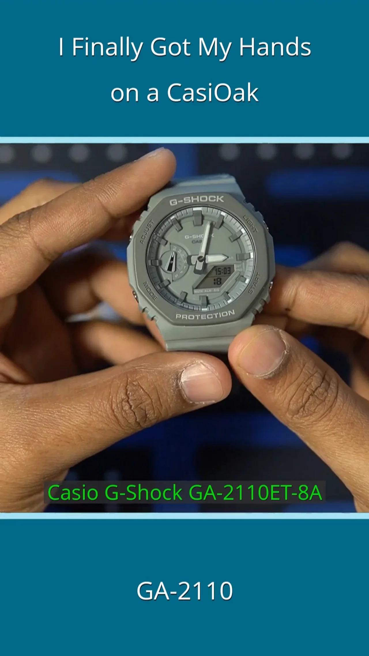 I Finally Got My Hands on a CasiOak #Casio #GShock #Wristwatches #Shorts