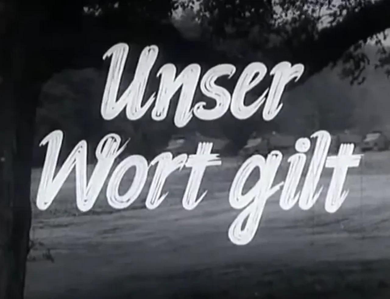 Unser Wort Gilt NVA Film DDR 1961