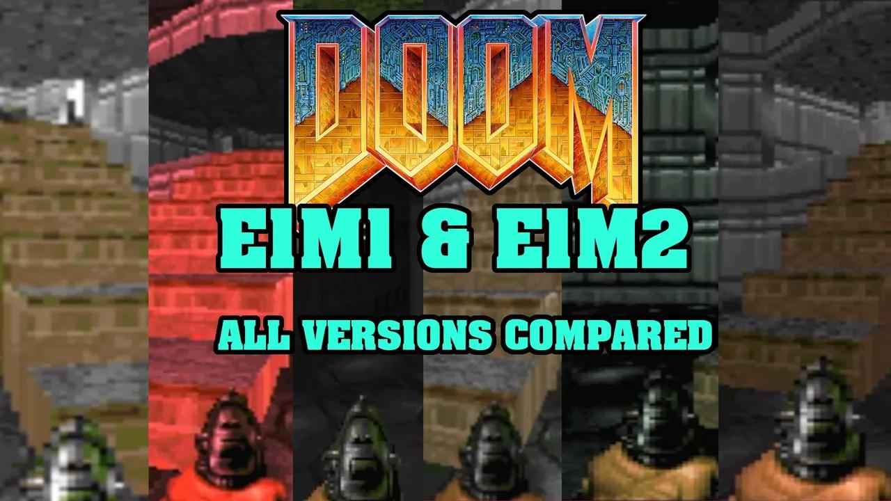 DOOM E1M1 & E1M2 Comparison | All Official Ports (PC, 32X, Jaguar, SNES ...