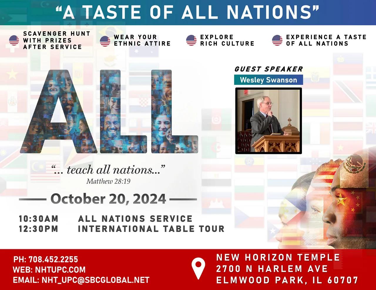 All Nations Sunday 2024