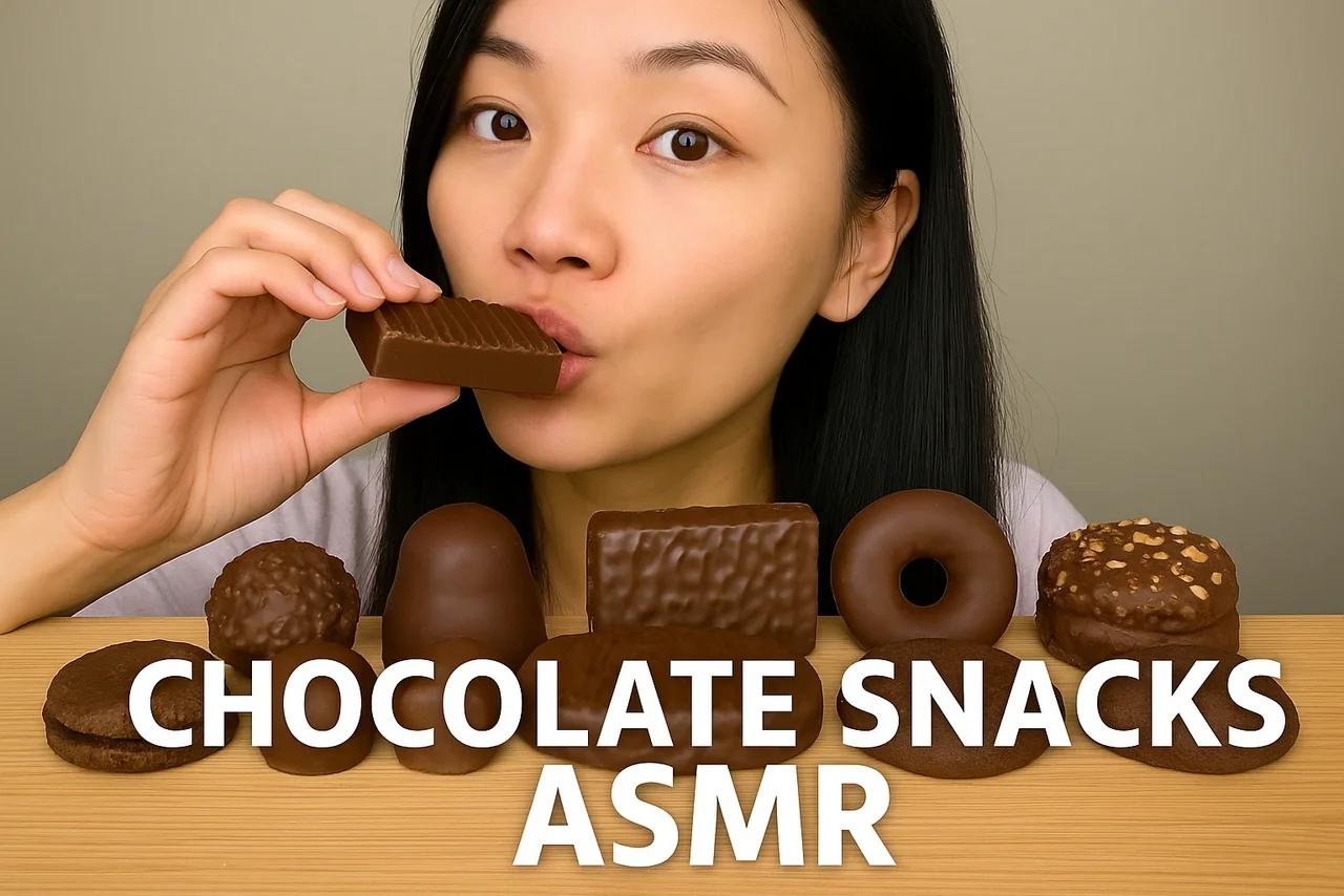 Chocolate Snack ASMR | Satisfying Crunch & Melts Compilation