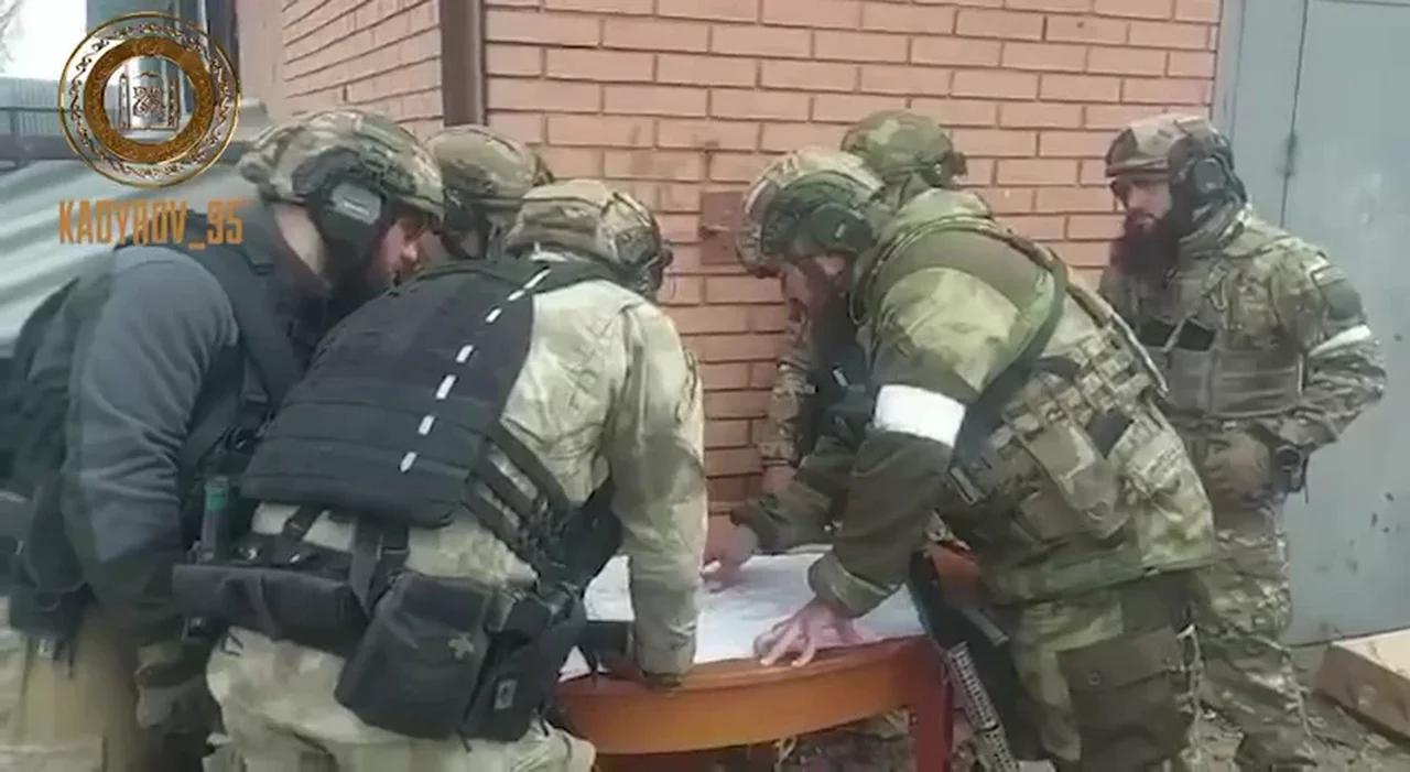 Los combatientes de la República de Chechenia en Mariupol Abril/2022