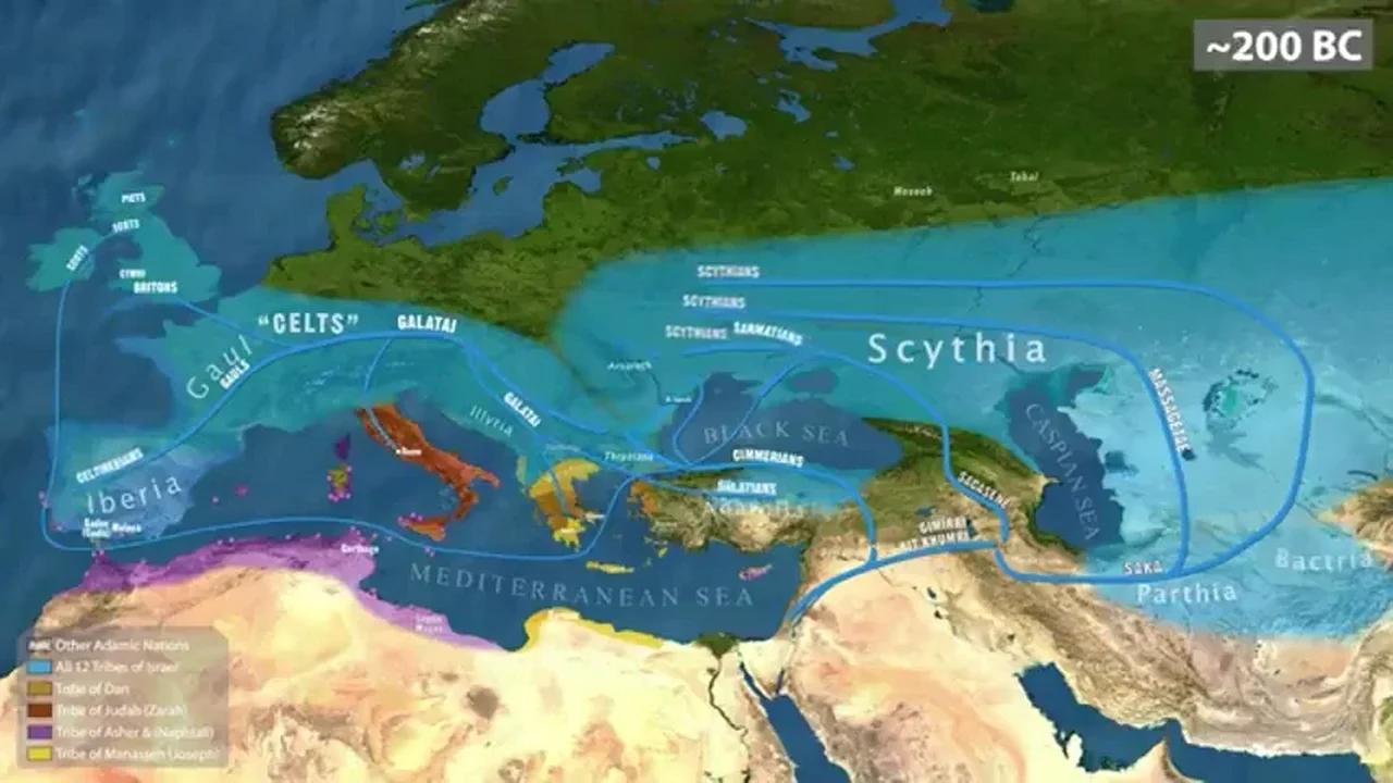 The Migration of the True 12 Tribes of Israel