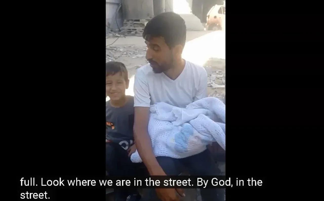 North Gaza Displaced Family - Footage of Their Current Situation ...