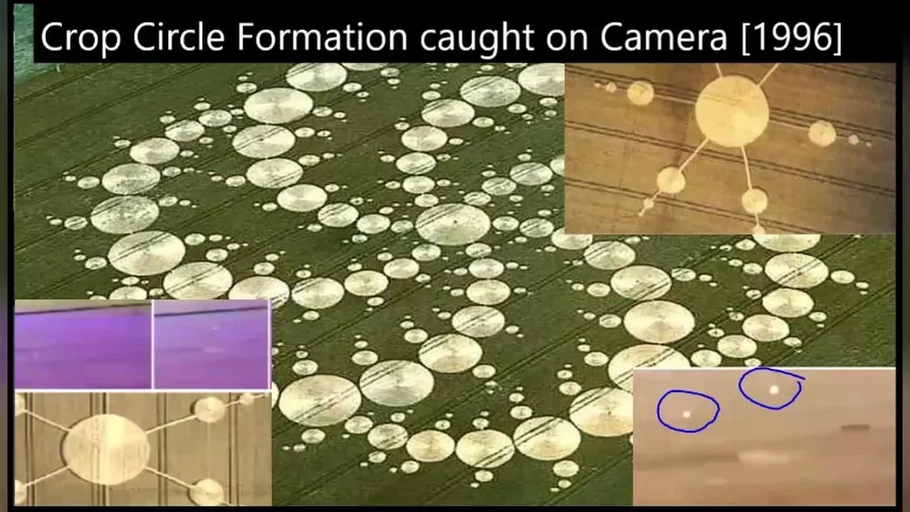 Crop Circle Formation Caught on Camera in 1996