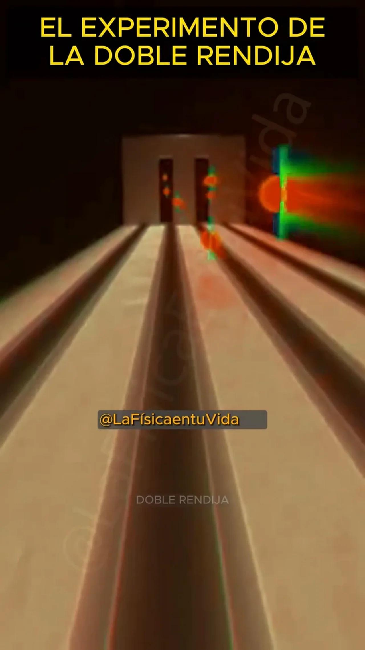 EL EXPERIMENTO DE LA DOBLE RENDIJA EXPLICADO. EL OBSERVADOR CREA LA ...