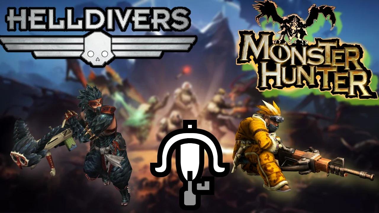 HELLDIVERS CROSS MONSTER HUNTER: LIGHT BOWGUN