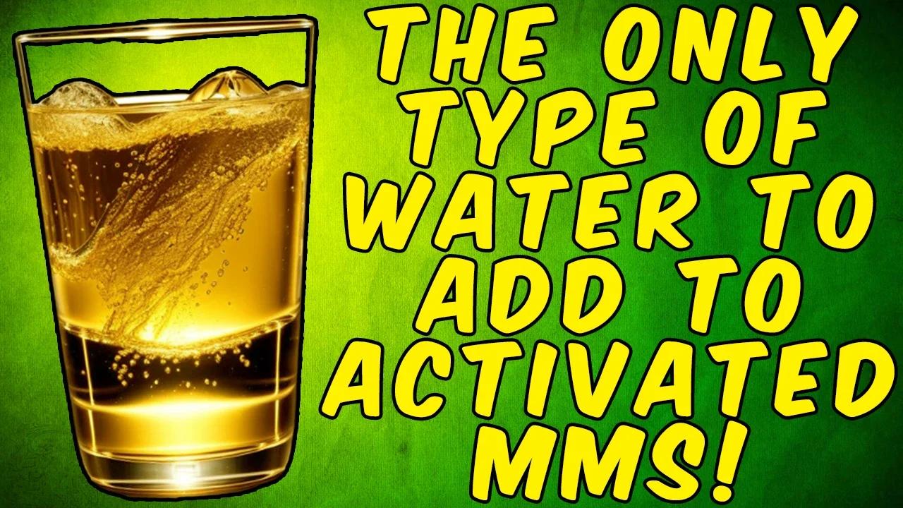 The Only Type Of Water You Should Add To Activated MMS! - (Miracle ...