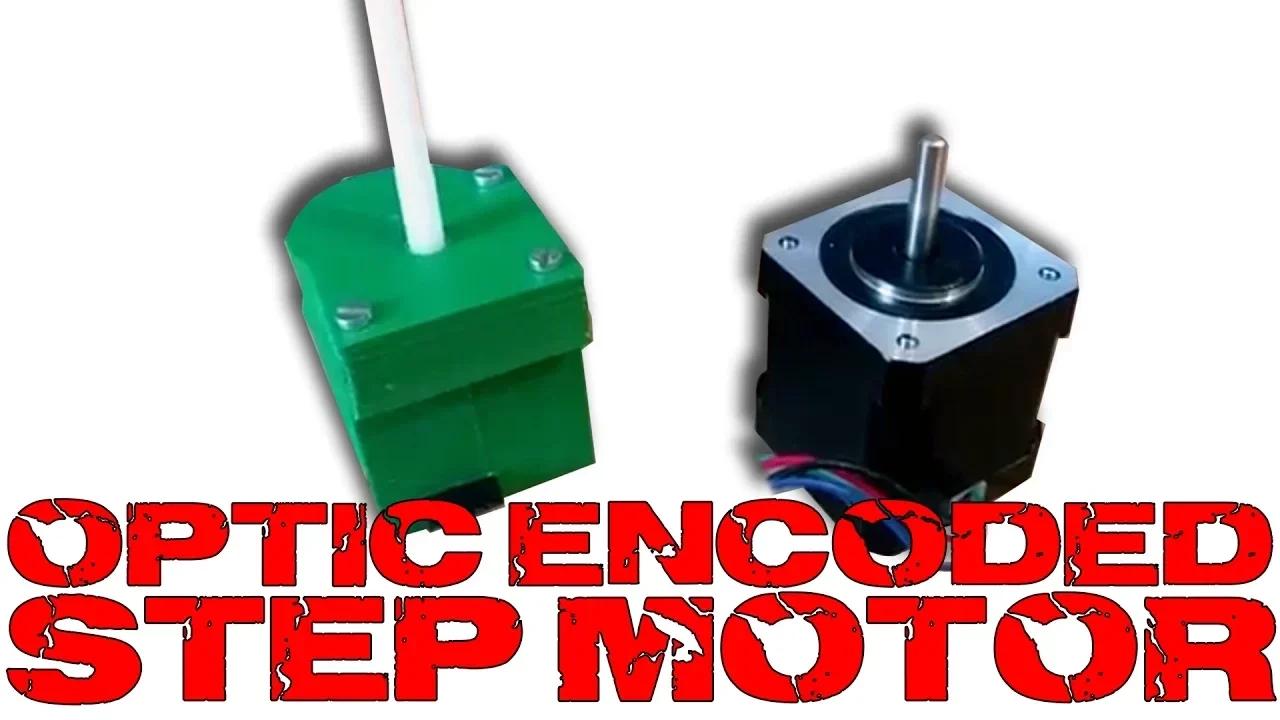 Build an optic encoded HIGH precision step motor
