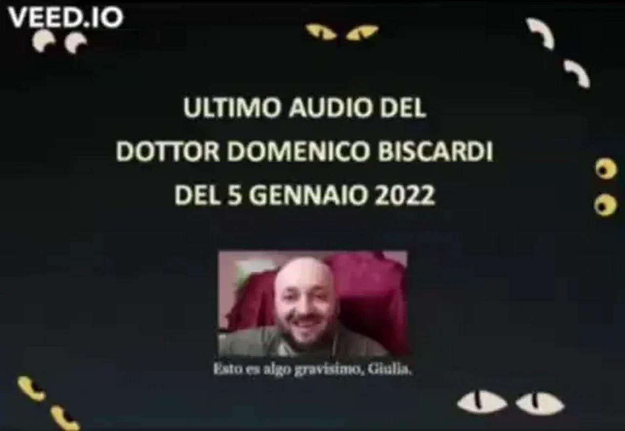 ULTIMO AUDIO DE DOMENICO BISCARDI ANTES DE SER ENCONTRADO MUERTO