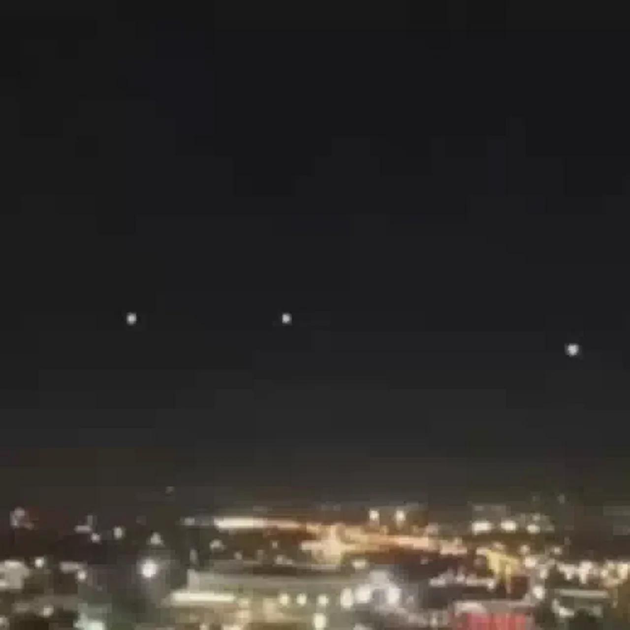 Alien drones over Denver, Colorado USA