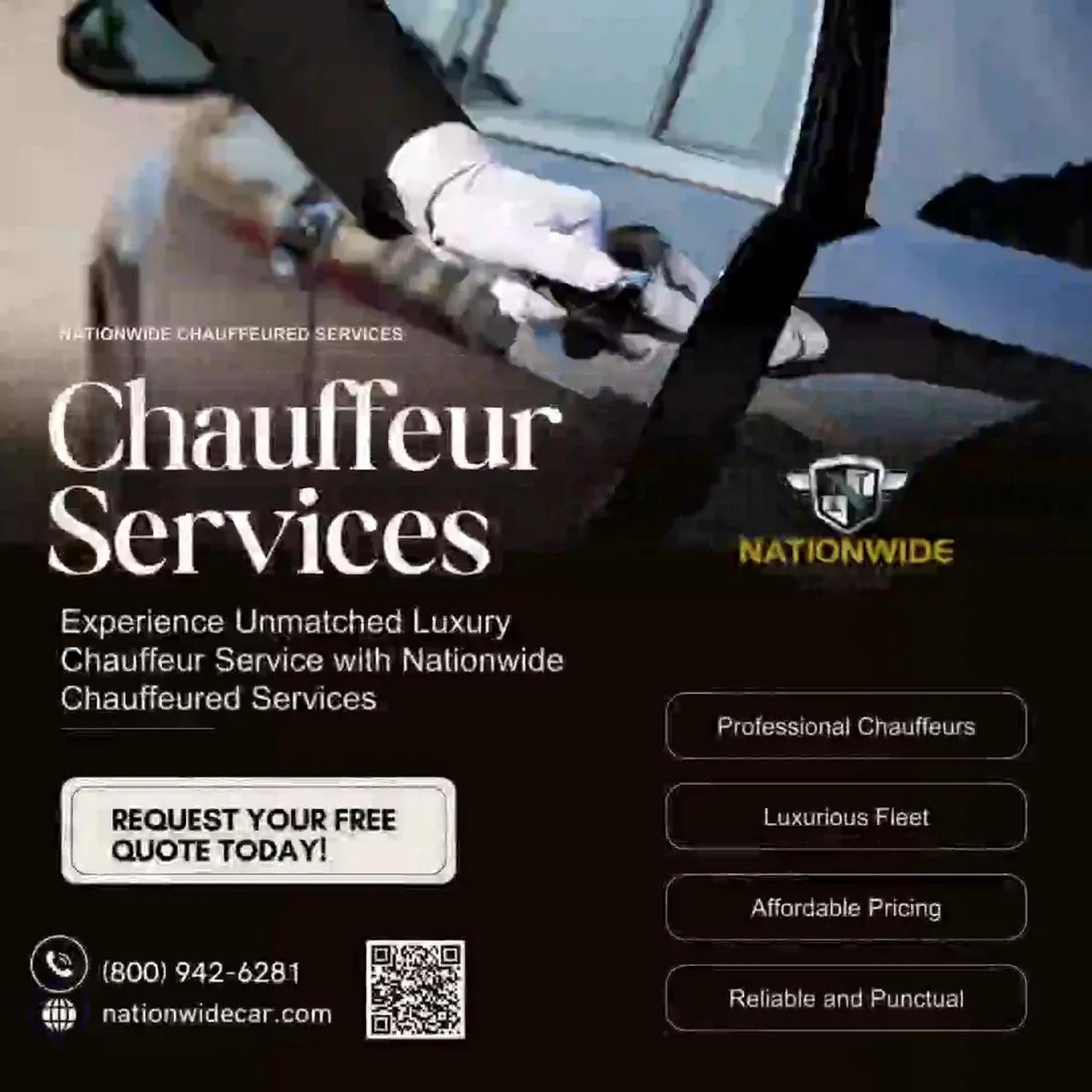 Experience Unmatched Luxury Chauffeur Service with Nationwide ...