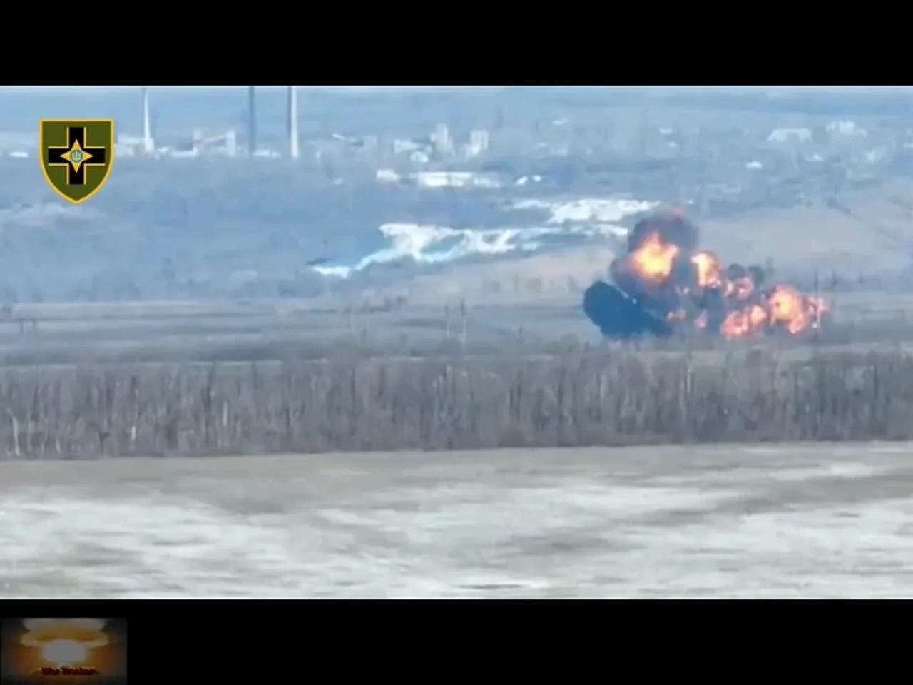 Russian SU-25 Shot Down in Ukraine