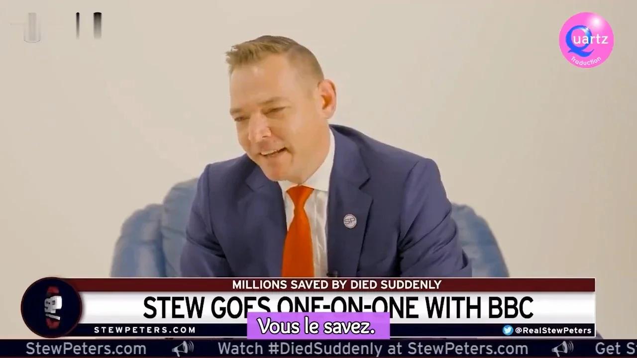 Stew Peters, le directeur du film Died Suddenly, dézingue la BBC