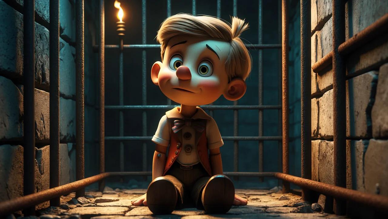 Pinocchio Goes to Jail
