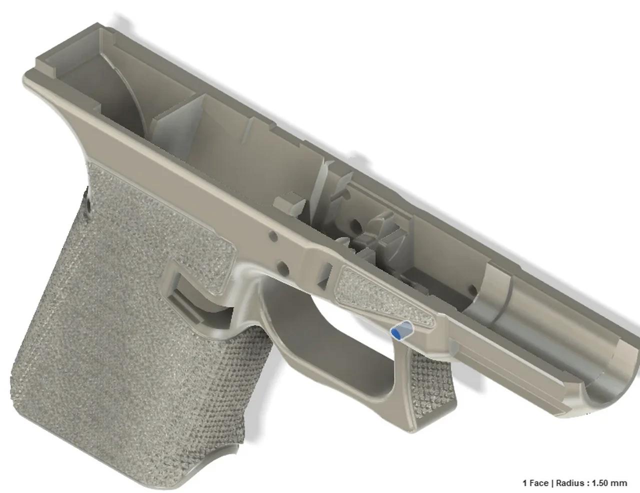 FMDA DD19.2 V1.2 Frame CMW Stipple fixed front pin hole