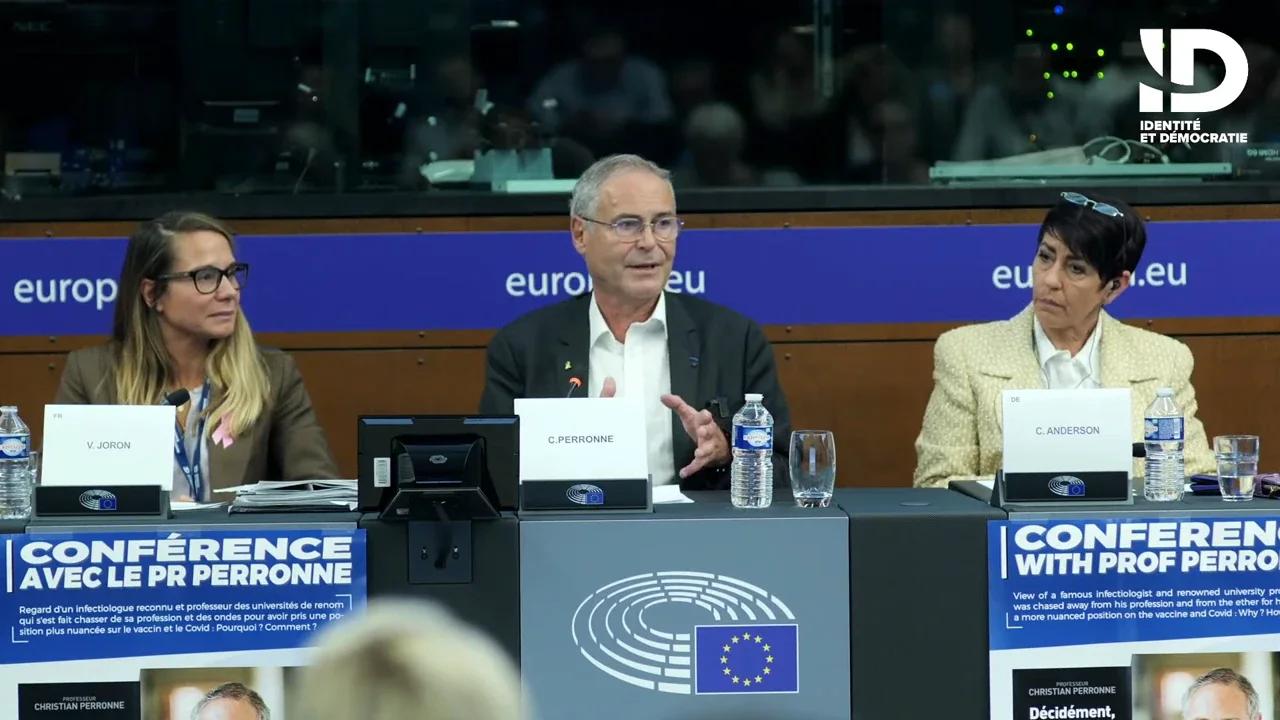 Conférence du Professeur Perronne au Parlement européen de Strasbourg