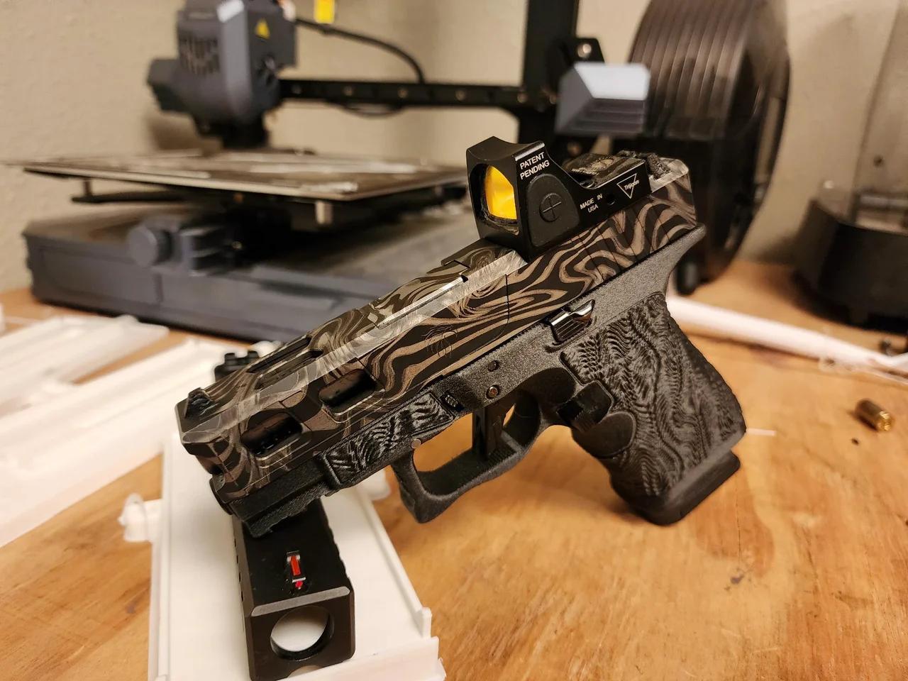 Glock Slide Laser Jig - Simple LaserGRBL tutorial w/ MSPaint