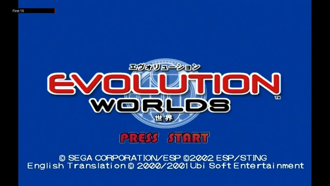 The First 15 Minutes of Evolution Worlds (GameCube)