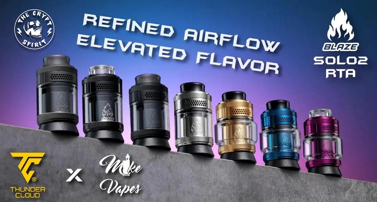 BLAZE Solo 2 rta Mike Vapes & Thunder Cloud