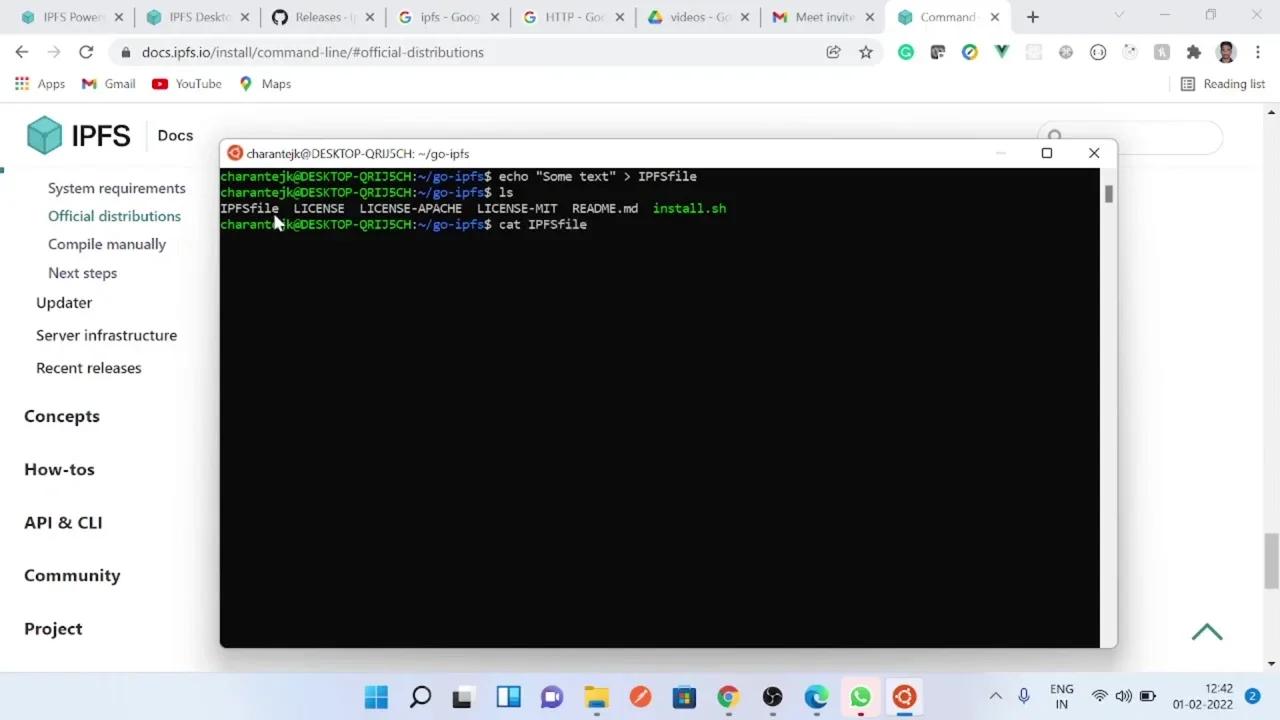 IPFS File Upload and Download
