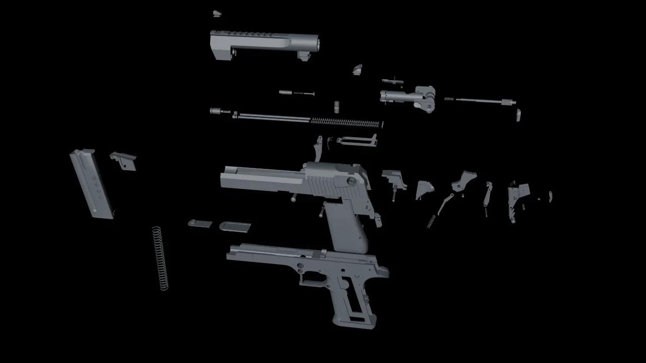 Desert Eagle Mk. XIX Disassembly