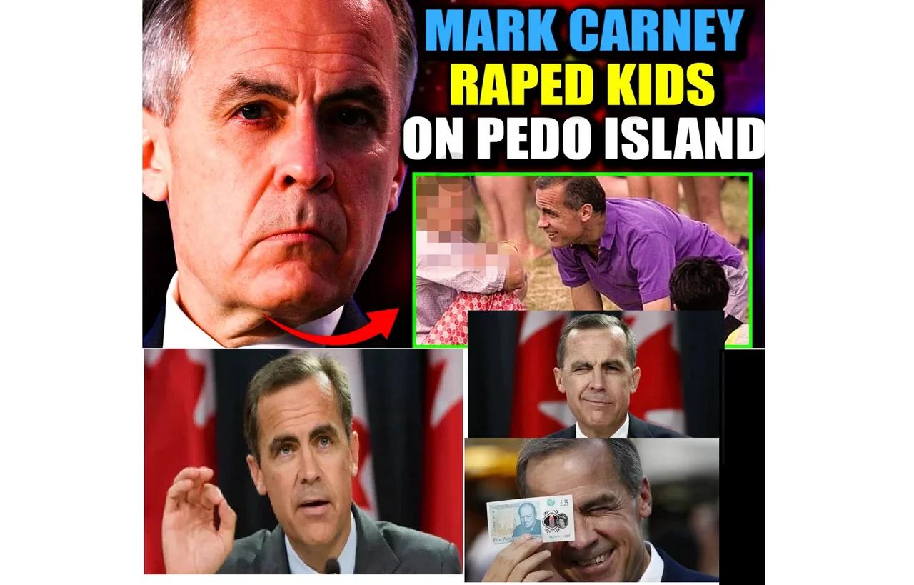 Mark Carney 666 Pedo Accusations on Epstein Jew Satanic Island