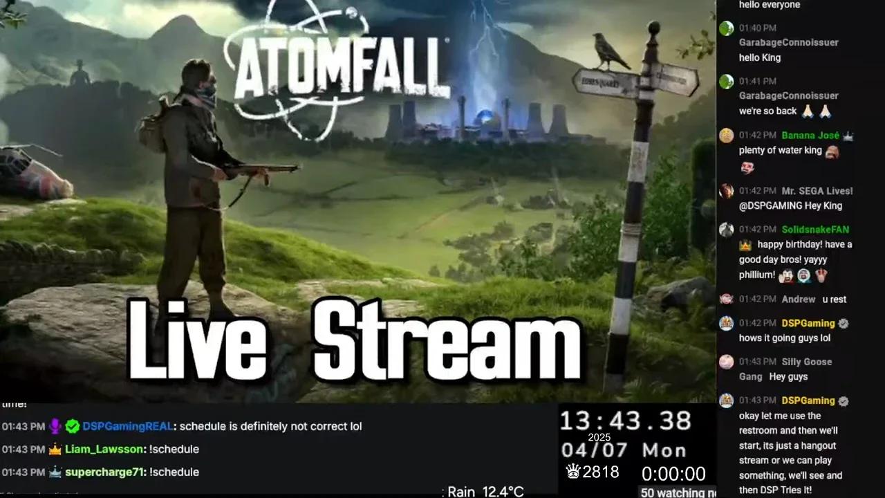 April 7 Rip, post Birthday early stream (cancelled and then uncancelled)