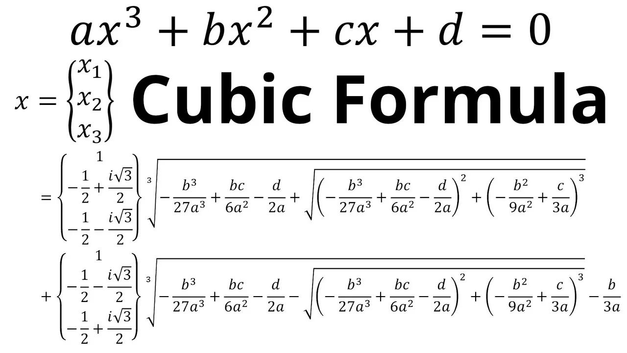 Cubic Formula Proof