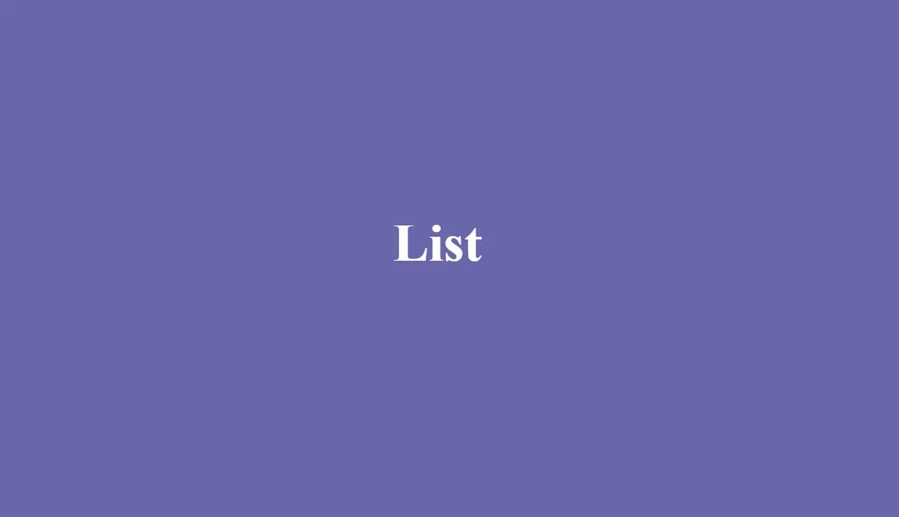Introduction to List data structure in Java (in tamil)