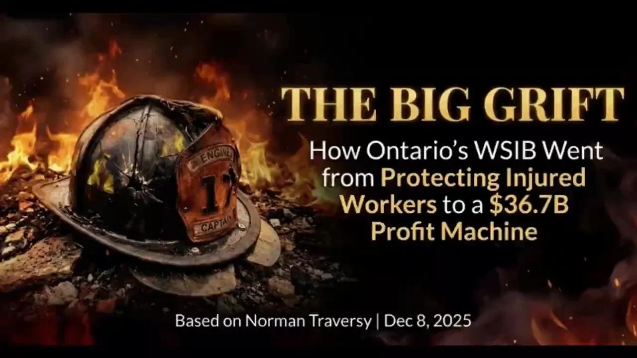 TRILLION's 💲💲💲 WSIB (WCB) FRAUD 🇨🇦‼️🇨🇦 Norm Traversy Expose`