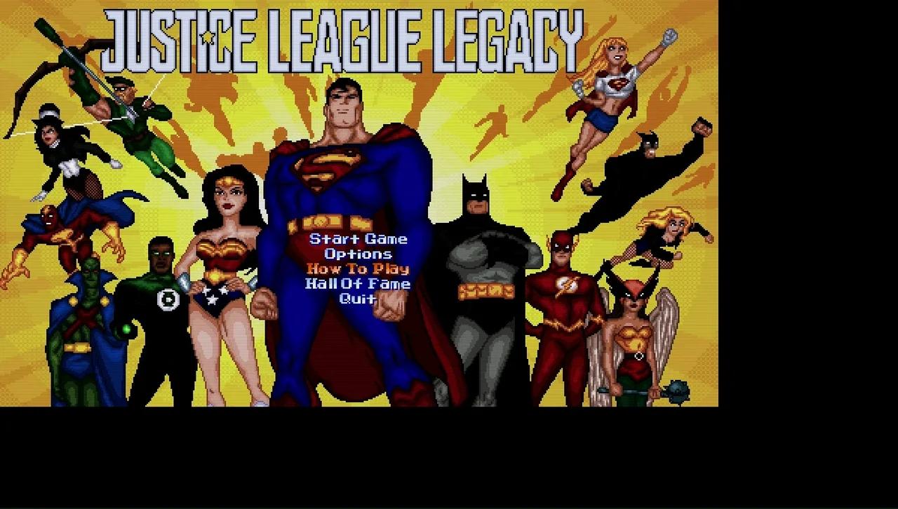 Justice League Legacy (1) - gameplay OpenBOR Superhero DC Crossover ...