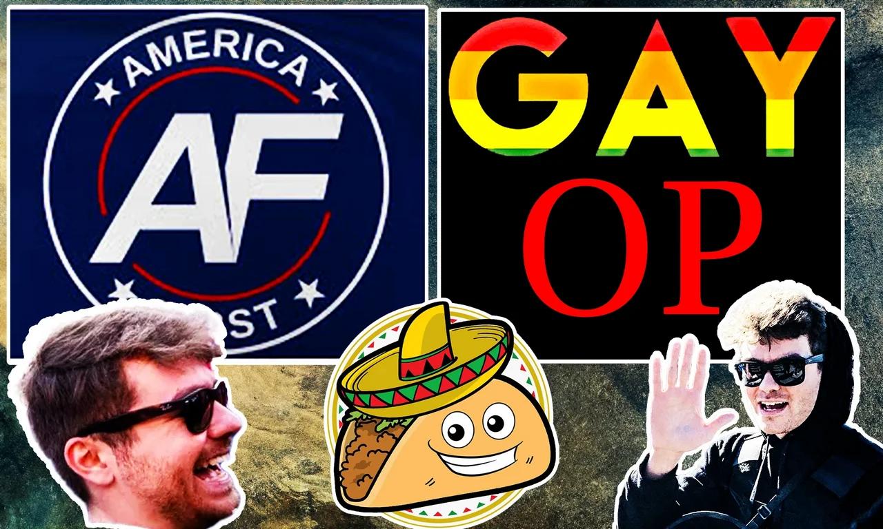 America First Nick Fuentes Gay-Op