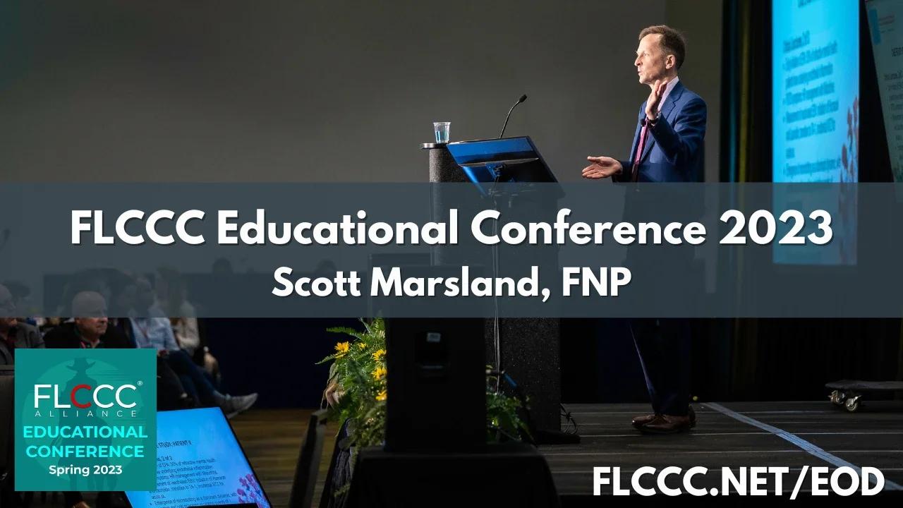 Scott Marsland, FNP Giving His Lecture at the 2023 FLCCC Educational ...