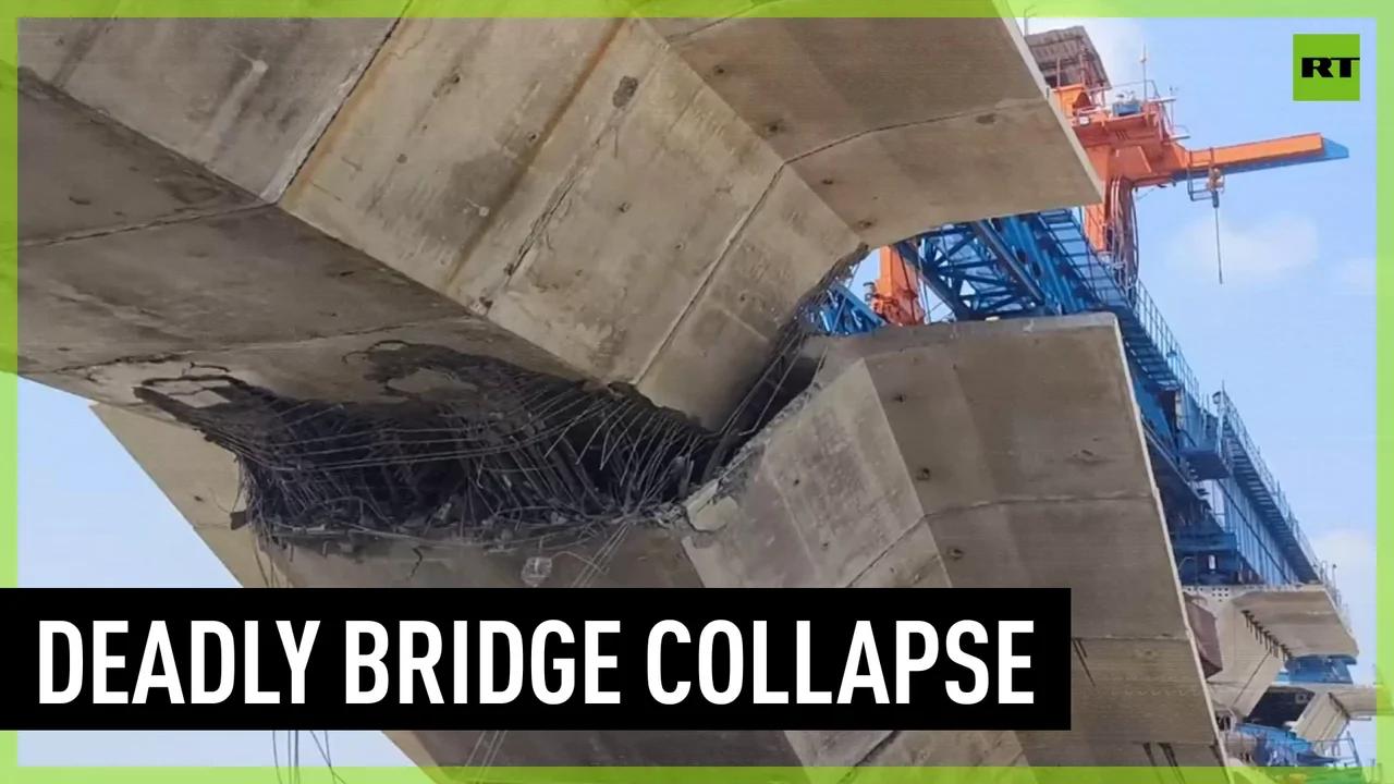 Bridge collapse in India claims one life
