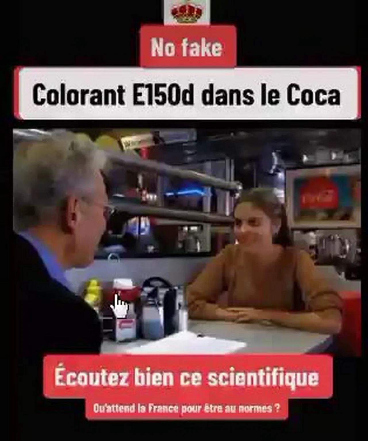 Colorant E150D dans le Coca