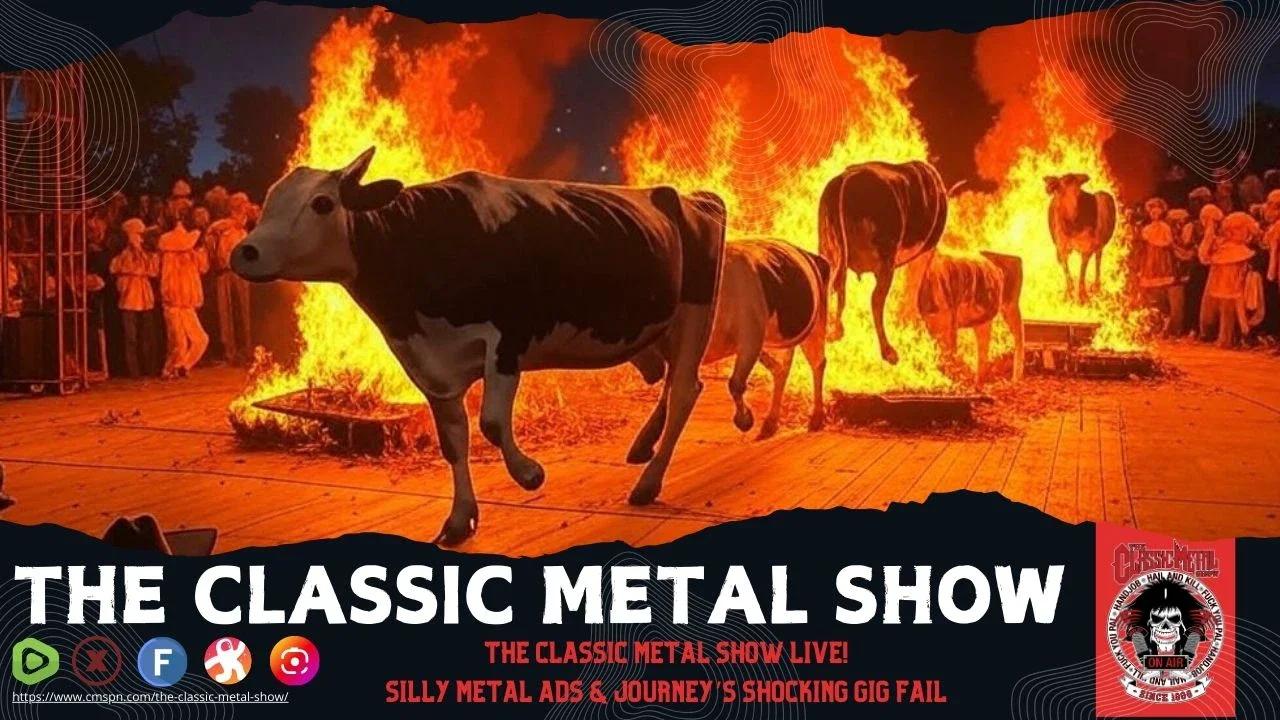 Silly Metal Ads & Journey’s Fiery Gig Crash
