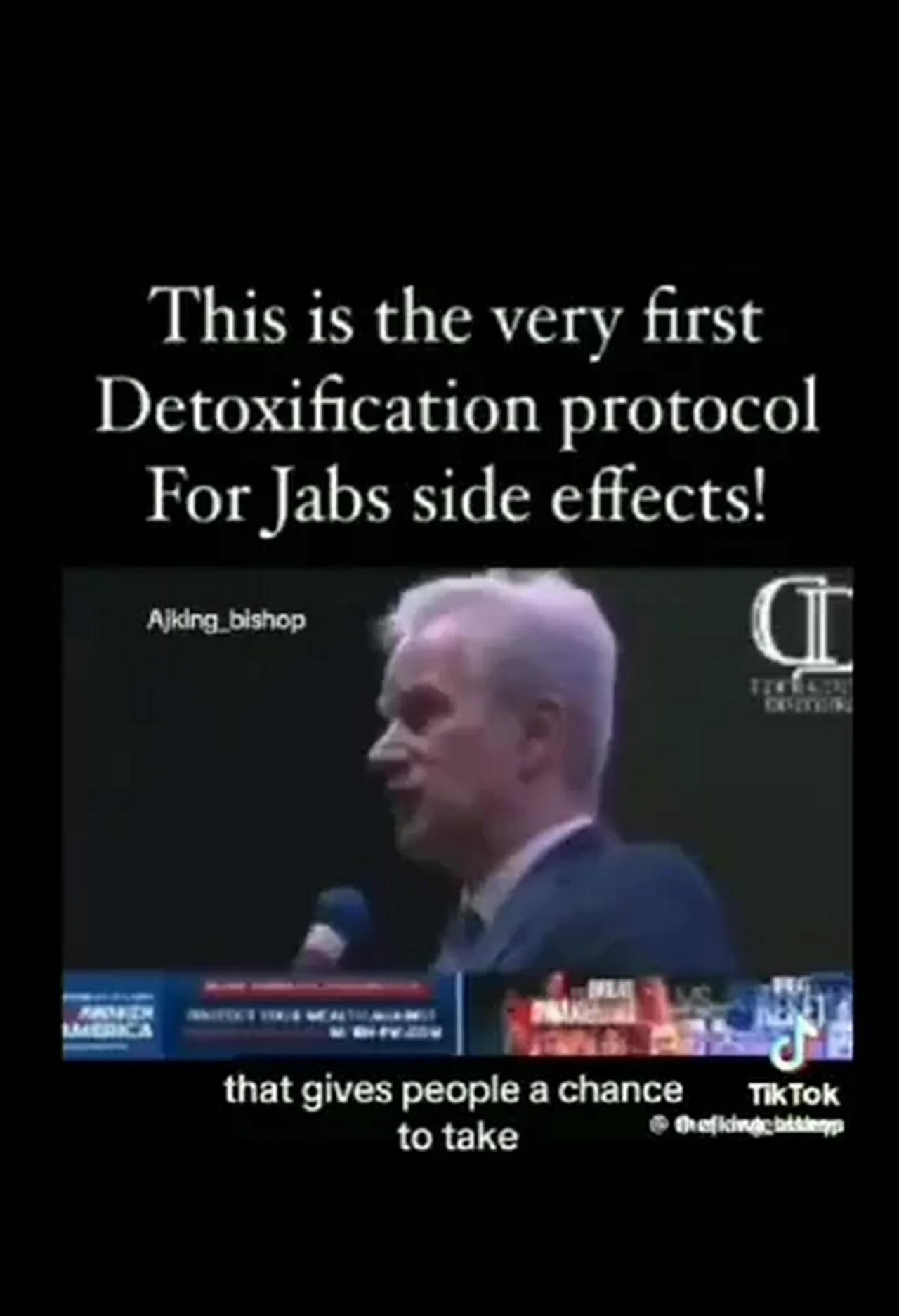 THE VERY FIRST DETOXIFICATION PROTOCOL FOR THE JAB SIDE EFFECTS!