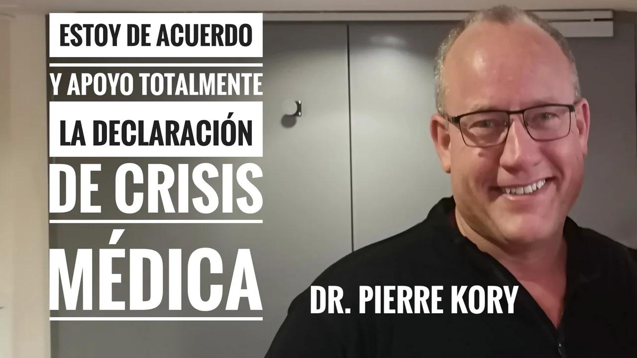 El Dr Pierre Kory apoya la Declaración Médica Internacional.