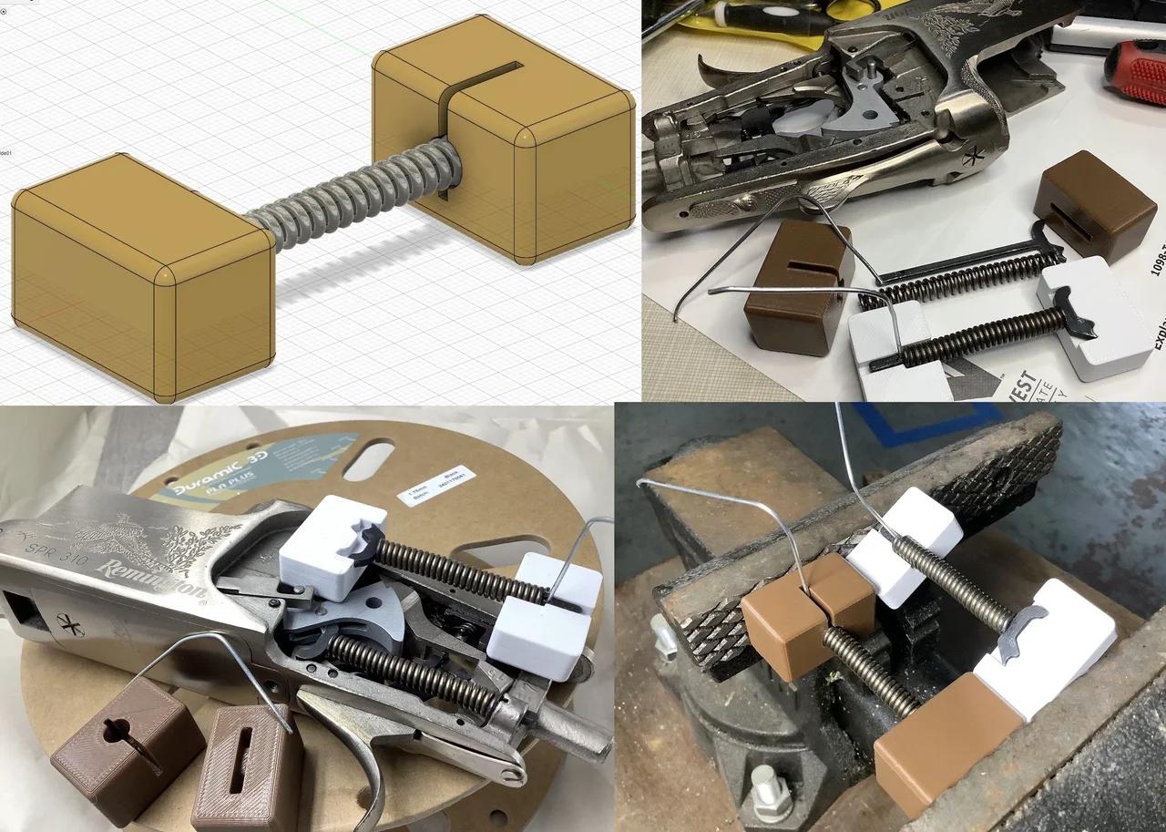 Remington SPR-310 Hammer Spring Plunger Assembly Jig - Baikal MP-27 IZH-27