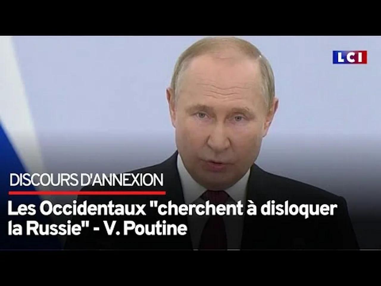 Discours de Vladimir Poutine lors de la cérémonie de signature des ...