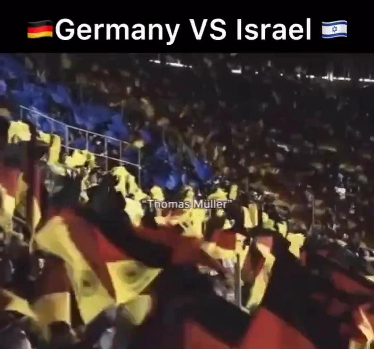 Germany VS Israel Soccer Game