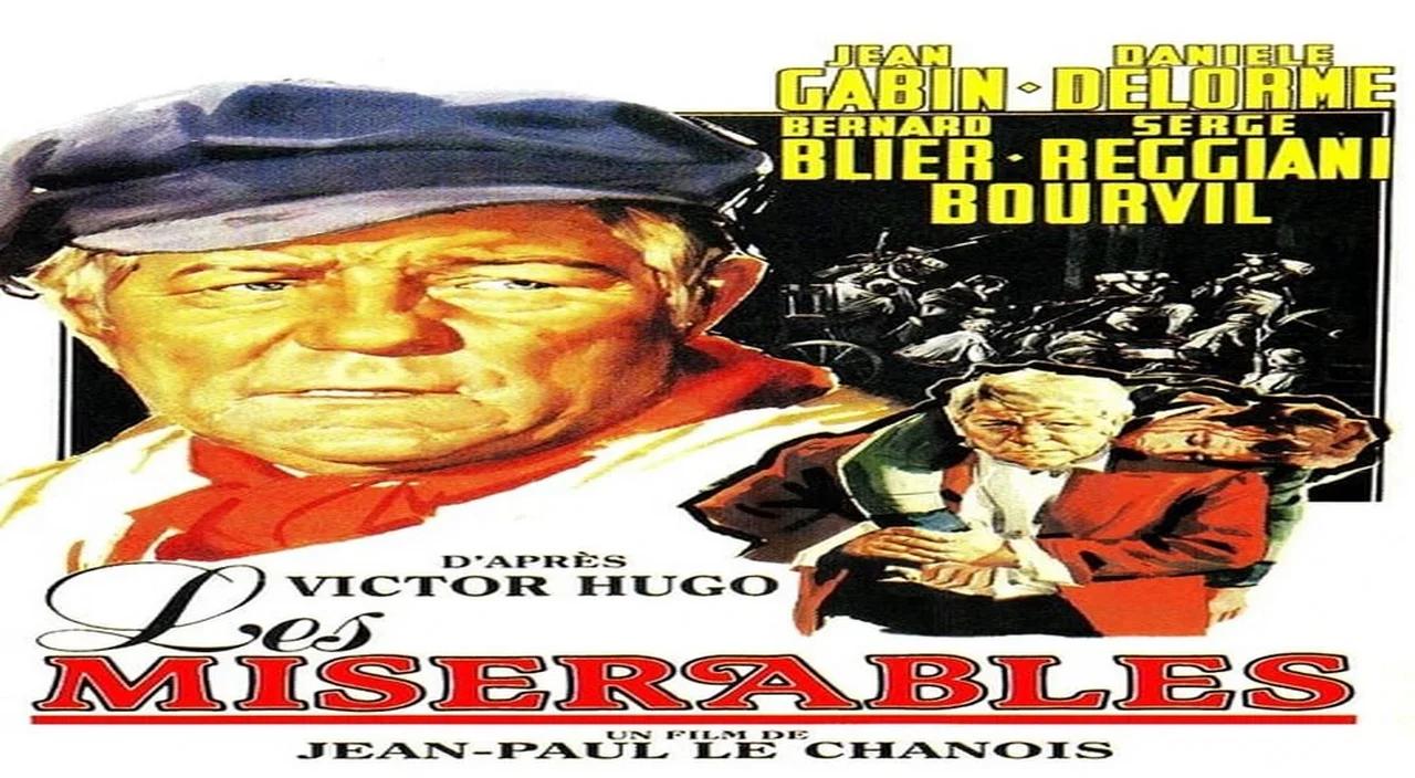 " Les Misérables " (film, 1958) avec Jean Gabin/Bernard Blier/Bourvil ...
