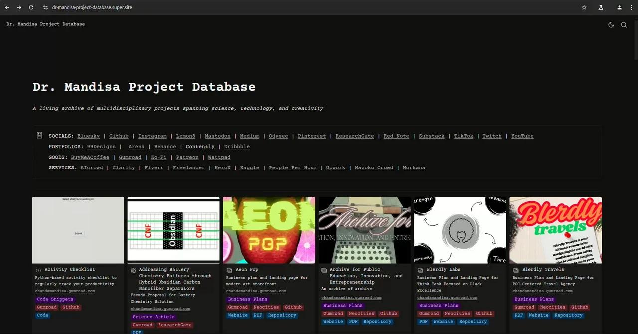 20250321 Super Project Database Walkthrough