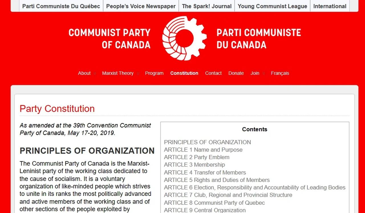Communist Party Of Canada More Democratic Than Bernier And PPC