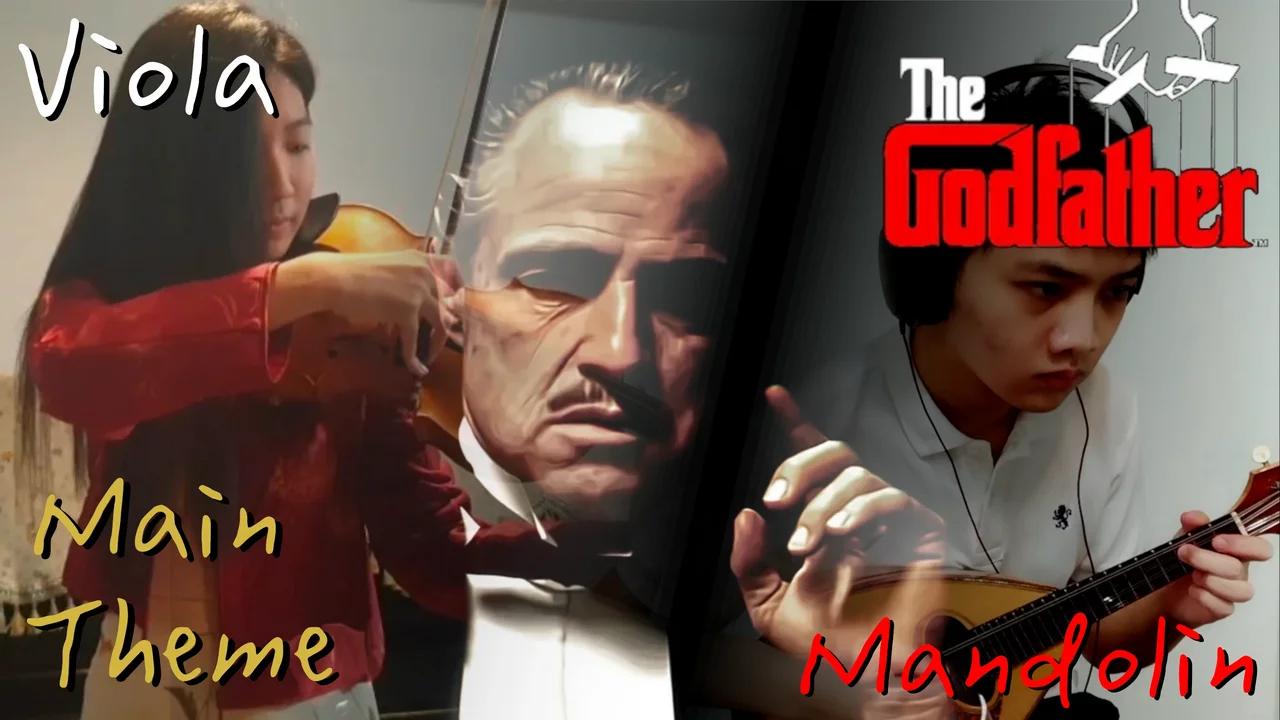 The Godfather Theme | I'm going to make him an offer he can't refuse😊【Mandolin/Viola cover】